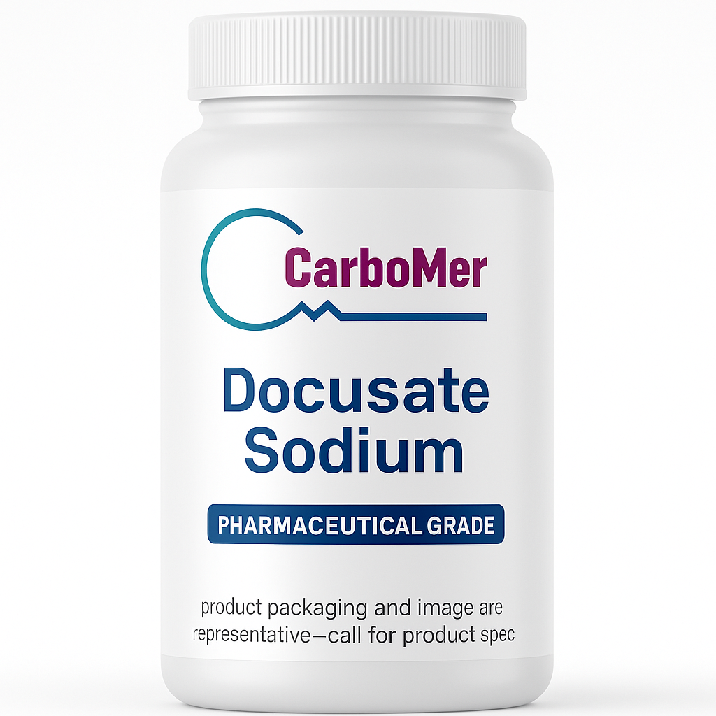 Docusate Sodium | CarboMer Surfactant for Softgel & Oral Use